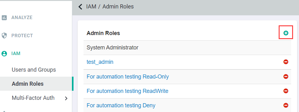 Creating custom Admin Roles